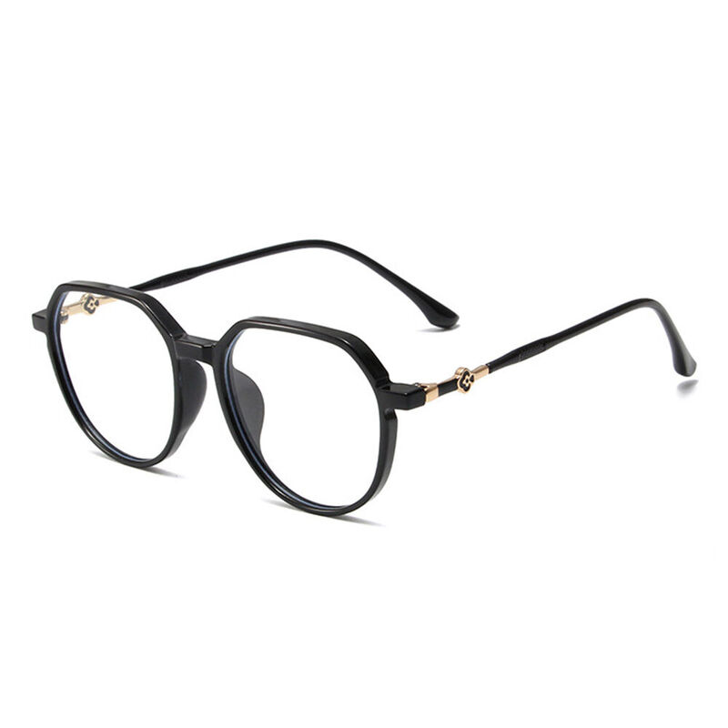 Gemmy Geometric Black Glasses
