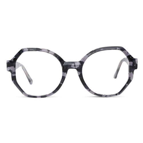 Doher Geometric Grey Glasses - Aoolia.com