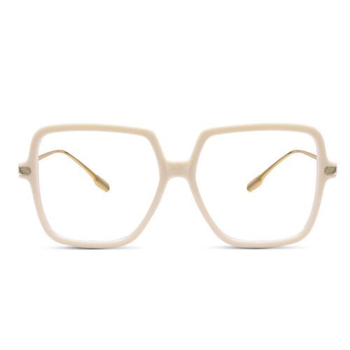 Irving Geometric Beige Glasses - Aoolia.com