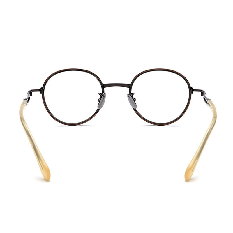 Mick Round Brown Glasses