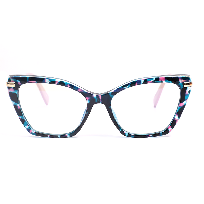 Zacharie Cat Eye Blue Glasses