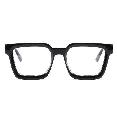 Edward Square Black Glasses - Aoolia.com