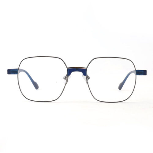 Cline Geometric Blue Glasses - Aoolia.com