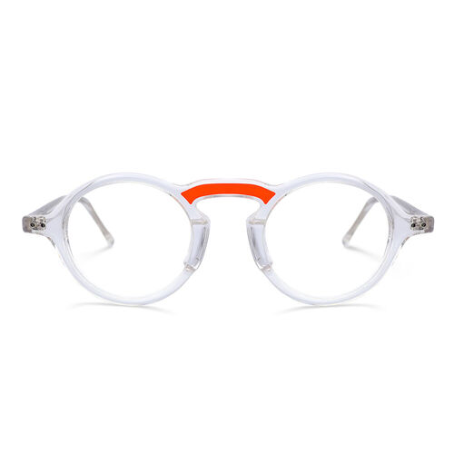 Ciro Round Clear Glasses - Aoolia.com