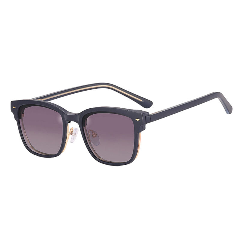 Evans Browline Blue Glasses