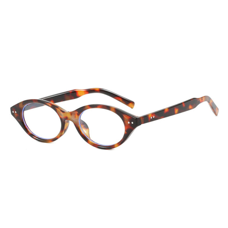 Gustee Oval Tortoise Glasses - Aoolia.com