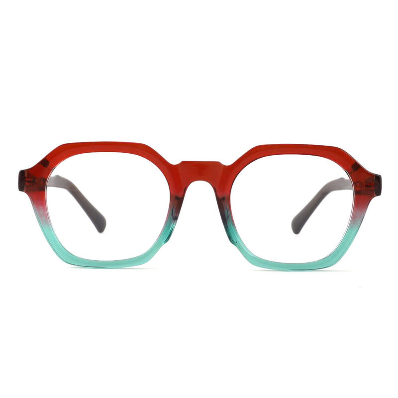 Holt Geometric Brown Glasses - Aoolia.com