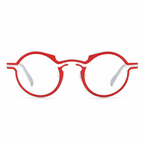 Macadam Round Red Glasses - Aoolia.com