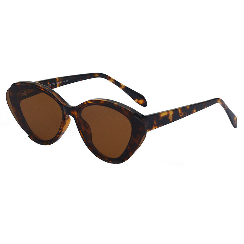 Galactic Oval Tortoise Sunglasses - Aoolia.com