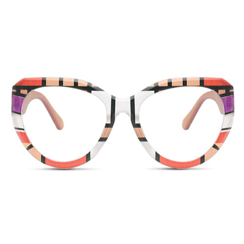 Sendy Cat Eye Orange Glasses - Aoolia.com