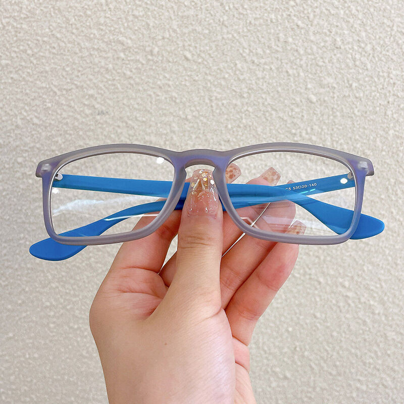 Gerald Square Blue Glasses - Aoolia.com