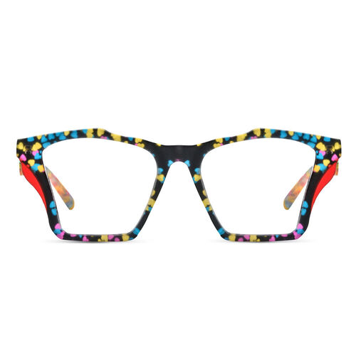 Karr Cat Eye Black Yellow Glasses - Aoolia.com