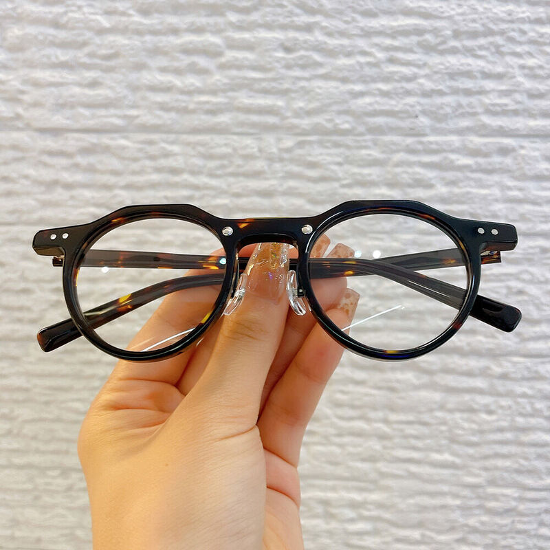 Alail Round Tortoise Glasses - Aoolia.com