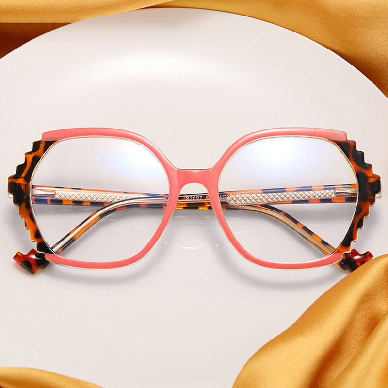 Nathan Round Pink Tortoise Glasses - Aoolia.com