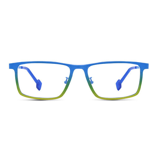 Otias Rectangle Blue Glasses - Aoolia.com