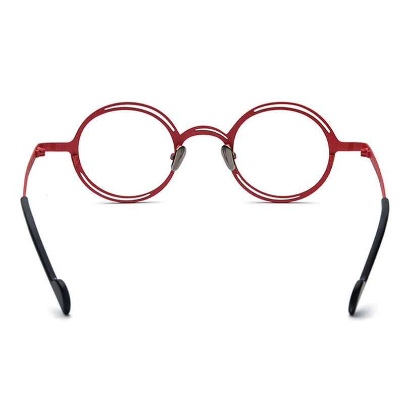 Hardy Round Red Glasses