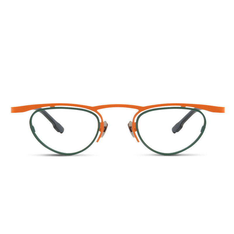 Wilbi Oval Orange Glasses - Aoolia.com